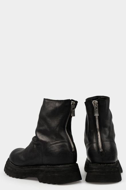 Guidi 526V - Creeper back zip boots, Black / Full Grain Horse Leather ...