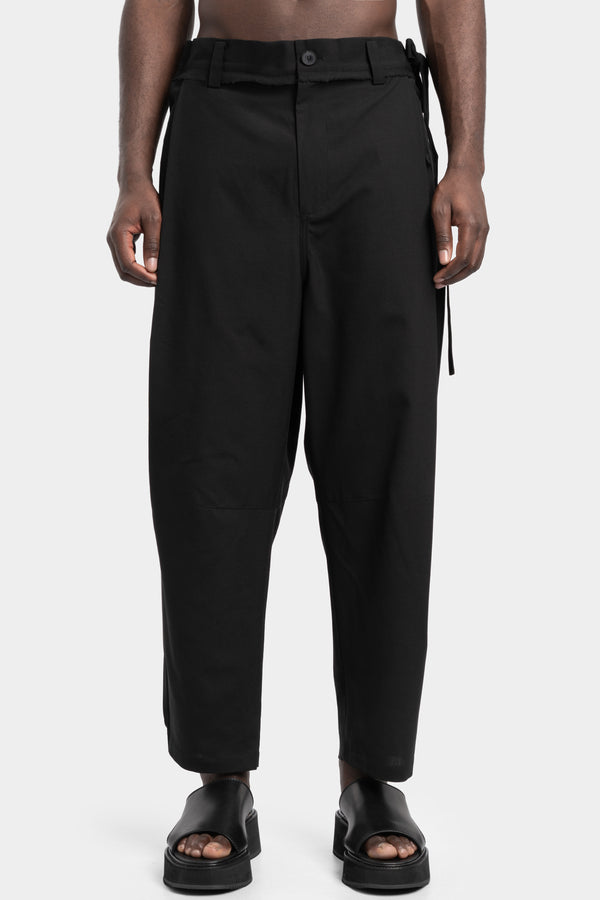 Joe Chia | AW25 - Front wrap wool blend pants, PA2523 – ORIMONO.eu