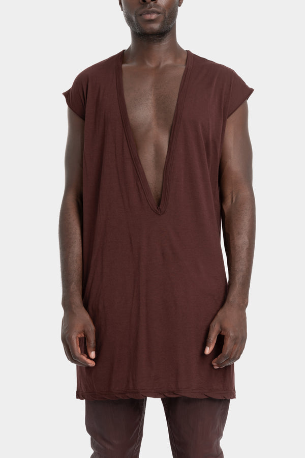 Rick Owens DRKSHDW | AW25 - Dylan tee, Scab red DU02E7157 BH 34 ...